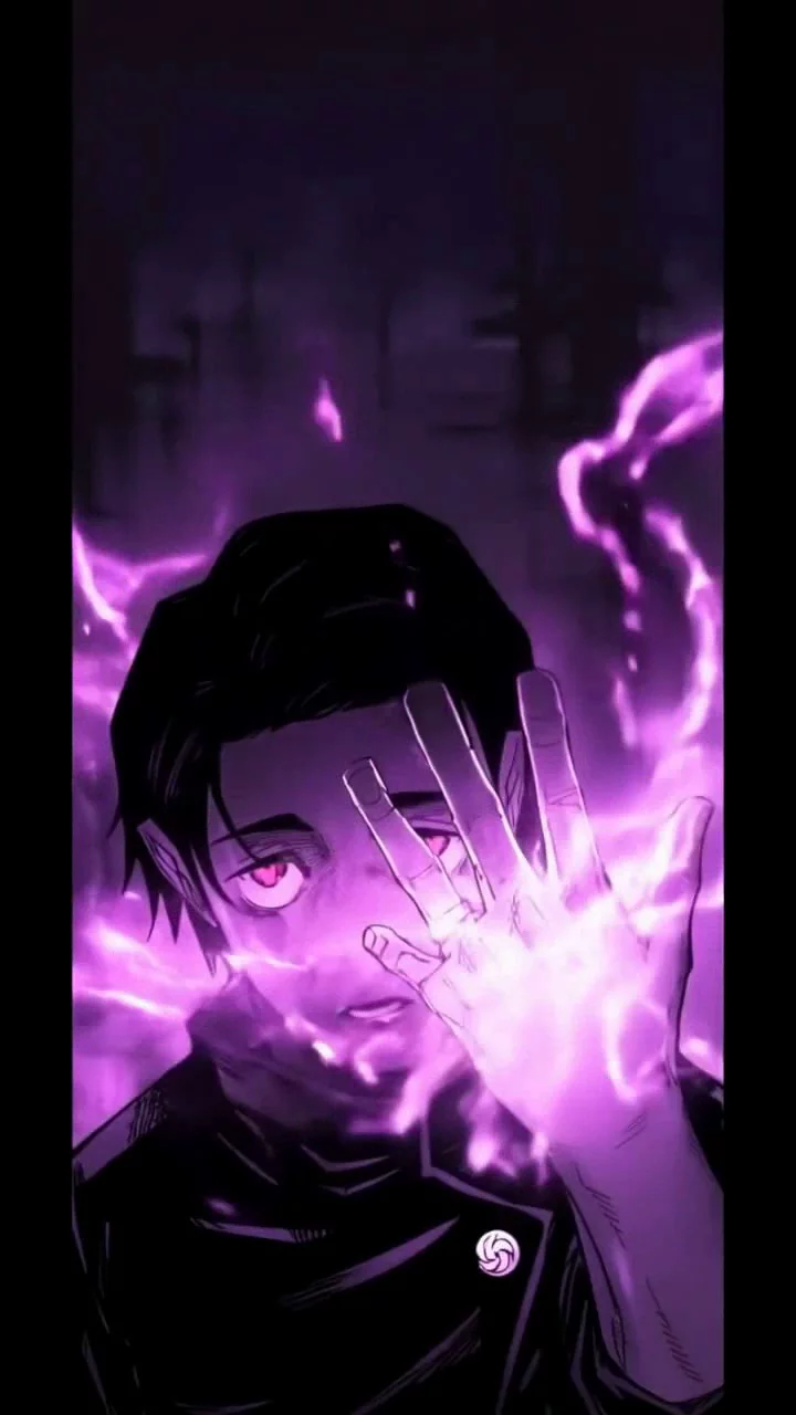 Epic Manga Animation Sorcerer Transformation Dark Uniform Magenta Light ...