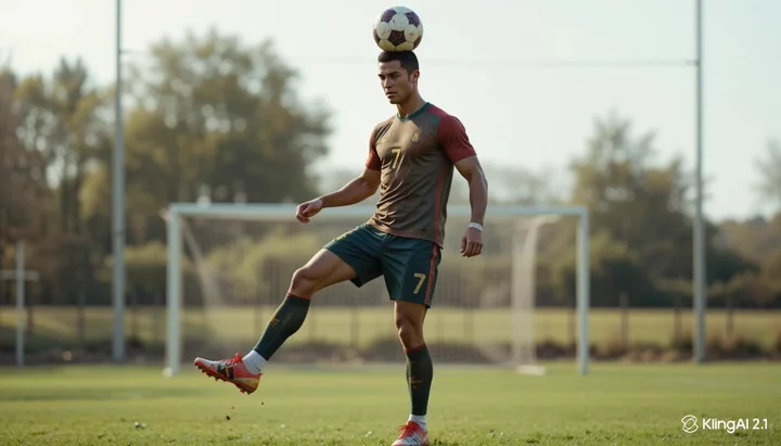 Ronaldo Highlights Soccer Skills Football Legend | AI Video